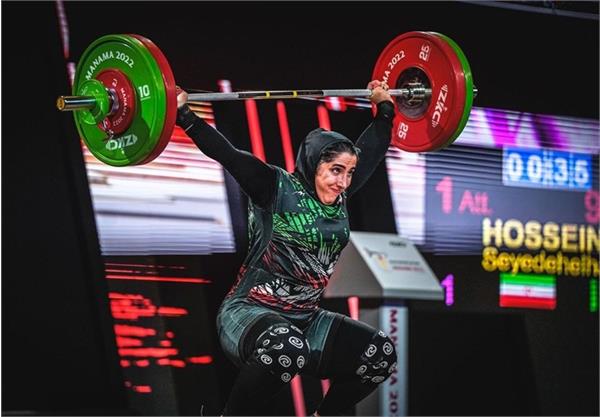 Sweep of 3 Golds by Iranian Female Weightlifter | Olympic