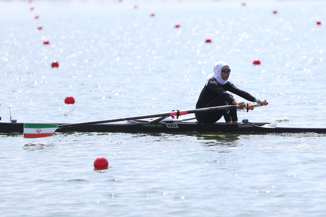 Iranian Female Rower Topped for the Quarter Final | Olympic